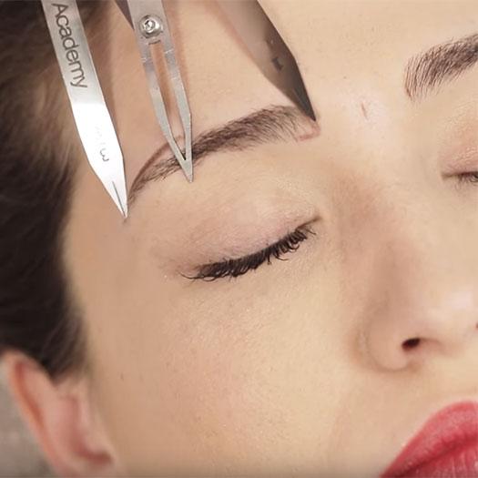 半永久彩妝/操作過程與使用工具---霧眉、飄眉、仿真眉