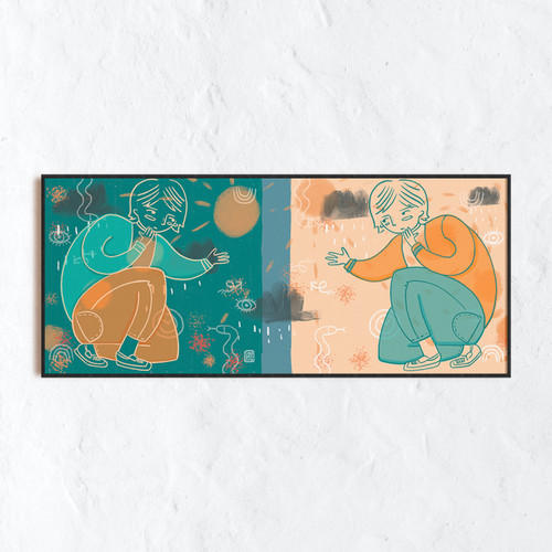 issue six: a retrospective cover art by Cassandra Harrison | little ...