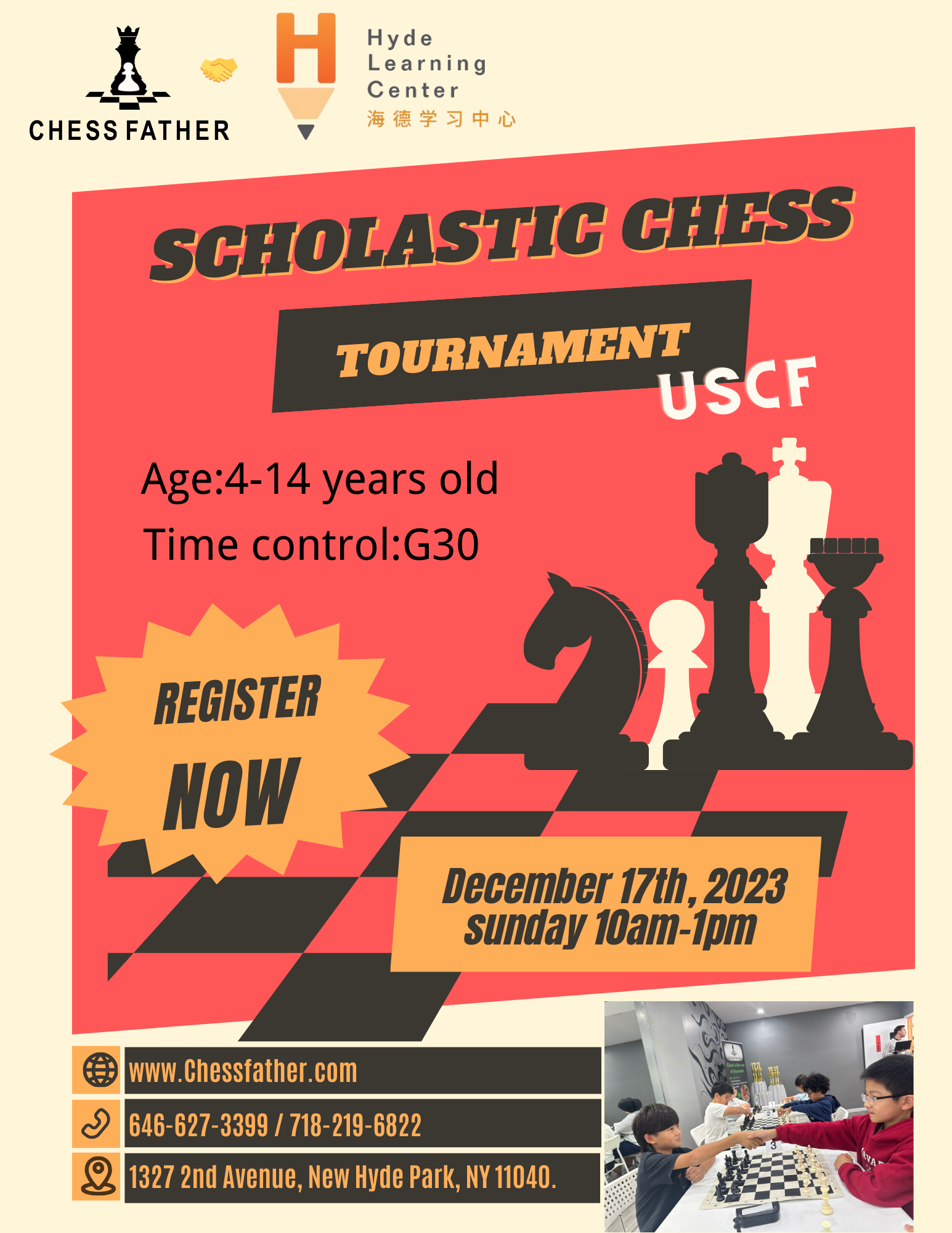Scholastic Chess Tournament | Chessfather.com