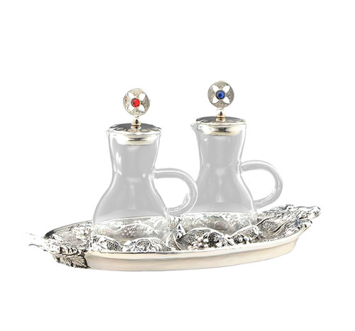 Cruets Set Parma Silver | Avila Catholic Shop
