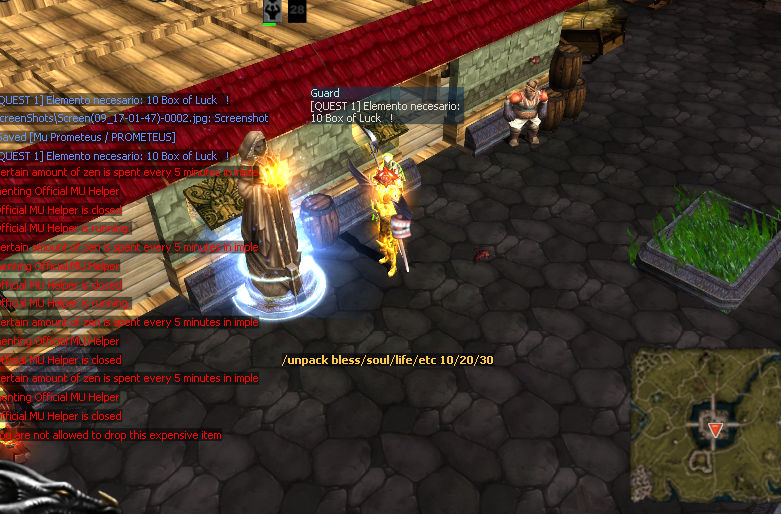 Custom NPC quest | Mu Prometeus Foro