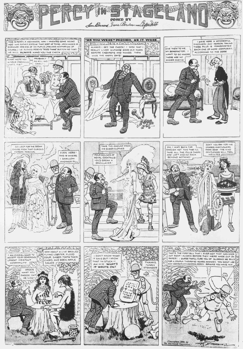 PERCY: COMICS' FIRST ROBOT | flying-cars