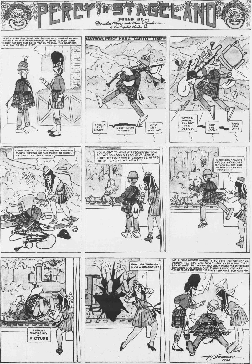 PERCY: COMICS' FIRST ROBOT | flying-cars