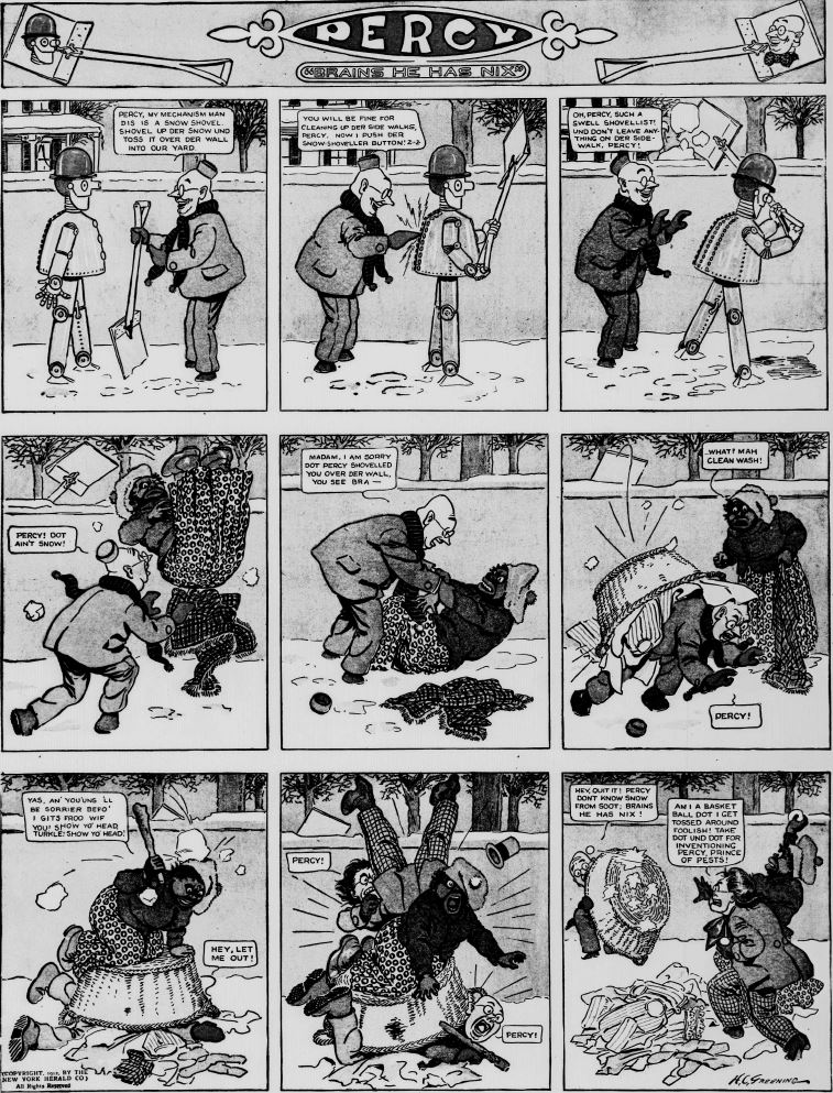 PERCY: COMICS' FIRST ROBOT | flying-cars