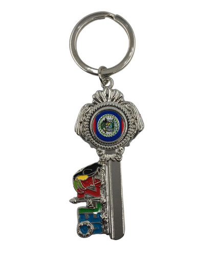 Keyring - Belize Toucan Key Shape #22543 | Golden Bay Store