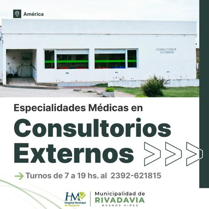 DÍAS Y HORARIOS DE ATENCIÓN DE ESPECIALIDADES MÉDICAS DE CONSULTORIOS ...
