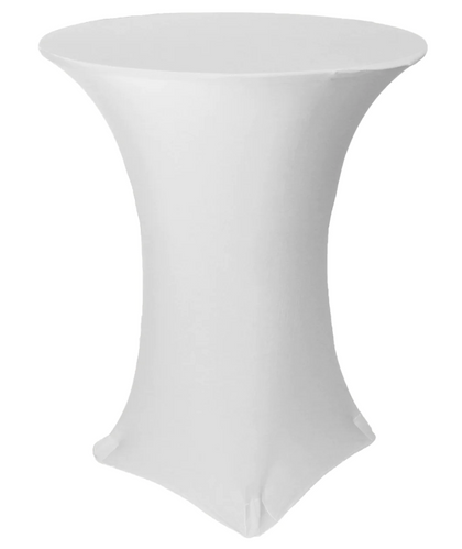 White High Top Table Cover | Heywardmanorcatalog