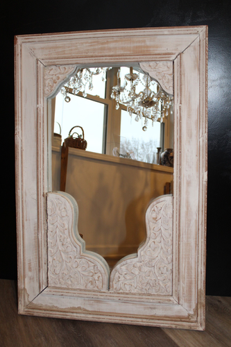 White Washed Mirror | Heywardmanorcatalog