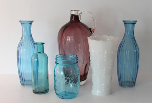 Assorted Glass Vases #4 | Heywardmanorcatalog