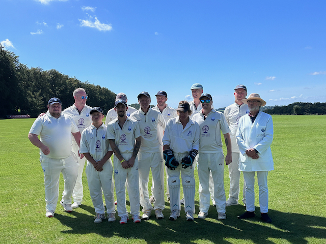 The best cricket team photo at Hambledon
