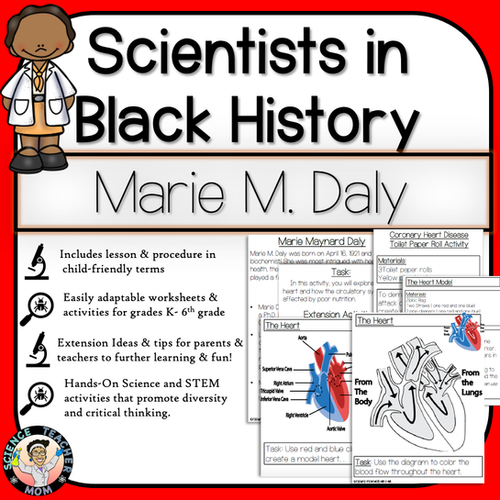 Marie Daly: Black History Month Scientist | Science Teacher Mom
