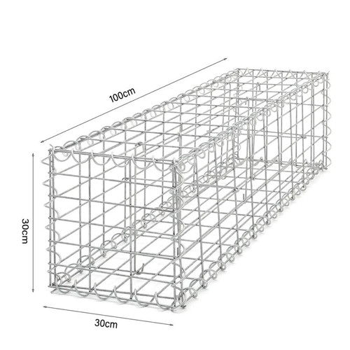 100cm x 30cm x 30cm I Gabion Basket / Cages I 4mm wire I 100m x 50mm ...