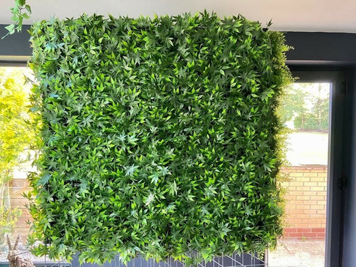 Artificial Plant Wall Green Leaf Panels for Living Walls | HortoCulture