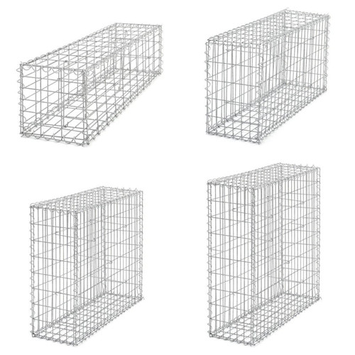 100cm x 80cm x 30cm I Gabion Basket / Cages I 4mm wire I 100m x 50mm ...