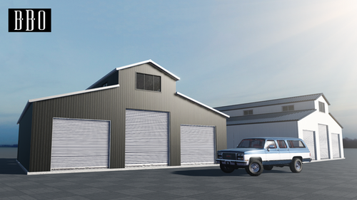 3-Bay Barn Style Shed | Built by Oochya