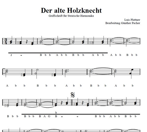 Der Alte Holzknecht Text