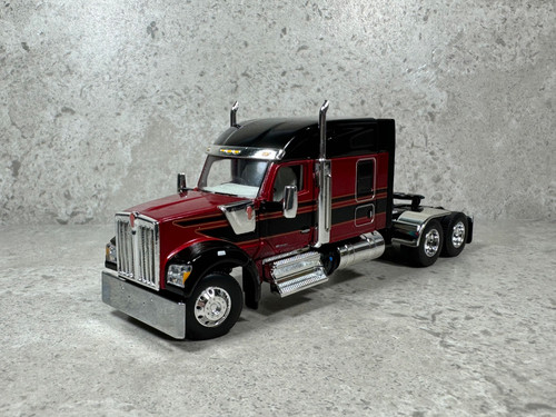 1/64 Kenworth W990 Red/Black | FarmToys4You