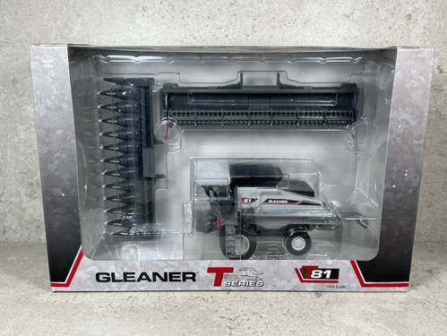 1/64 Gleaner T81 Combine with Corn & Grain Heads | FarmToys4You