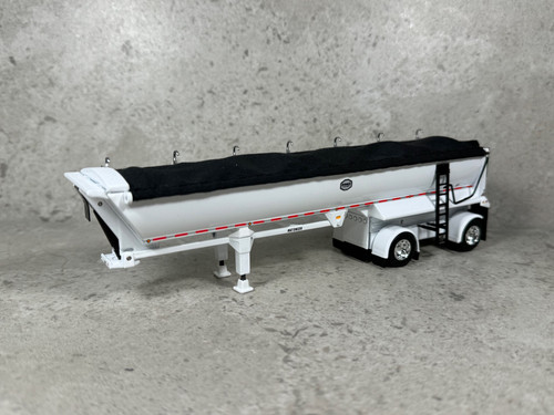 1/64 MAC Half Round End Dump White | FarmToys4You