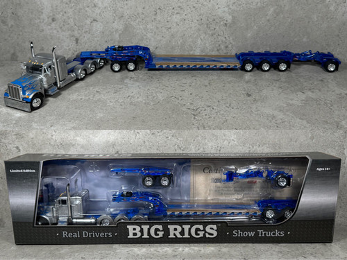 1/64 Peterbilt 379 w/ Lowboy Big Rigs #15 Lindamood | FarmToys4You