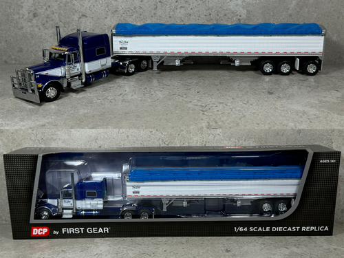 1/64 Peterbilt 389 w/ Wilson 50’ Grain Trailer Commemorative Shupe Bros ...
