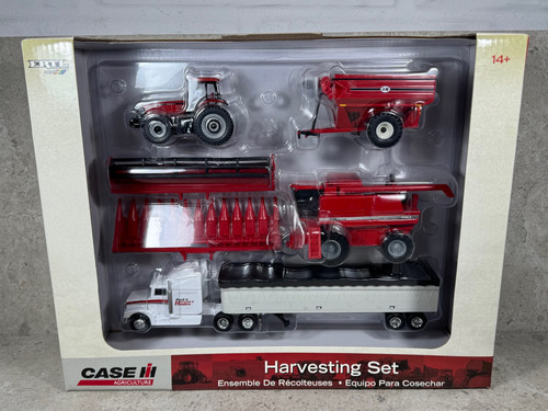 1/64 Case IH 2188 Combine & MX270 Harvest Set w/ Grain Cart & Semi ...