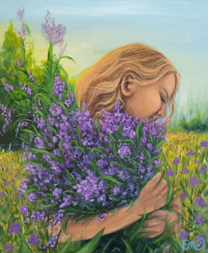 Lady in Lavender | Efarewellartistics