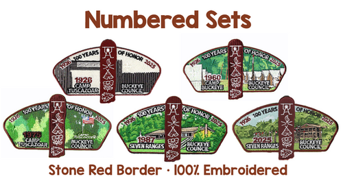 NUMBERED SET: 100 Years of Honor Patch Set | LEADScouting.org