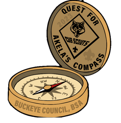 2023 Quest for Akela's Compass - Cub Scout Summer Camp Patch ...