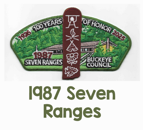 1987 Seven Ranges Patch | LEADScouting.org