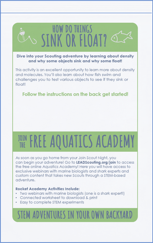 Sink or Float STEM Kit | HomeScouting