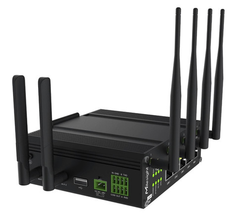 Milesight UR75 5G Router, Dual Sim, 5x GbE PoE, Wi-Fi, GPS, IoT | NICT