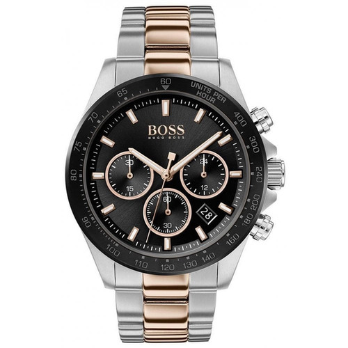 Armen Watches | Hugo Boss Hero Quartz Men's Watch - Black and Two tone