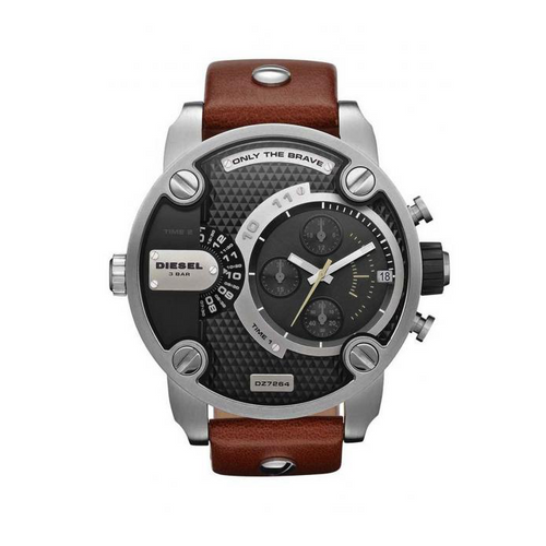 Armen Watches | Diesel Little Daddy Men's Watch - Black and Brown