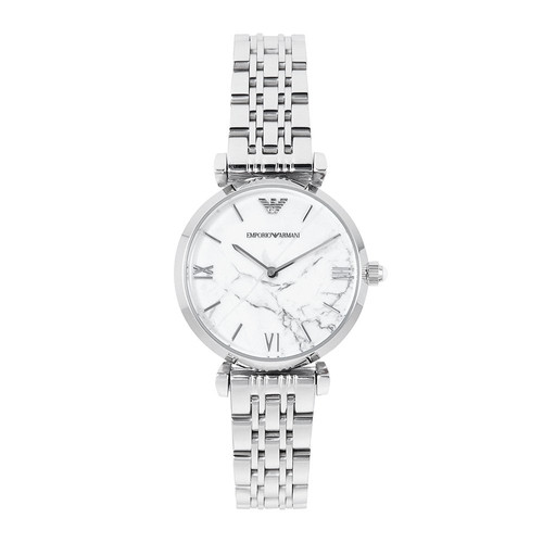 Armen Watches | Emporio Armani Gianni T-Bar Women's Watch - Silver and ...