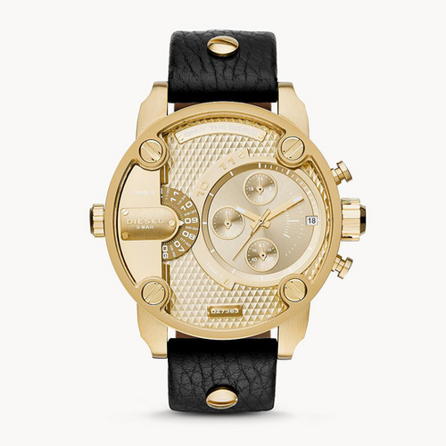 Armen Watches | Diesel Little Daddy Men's Watch - Black and Gold