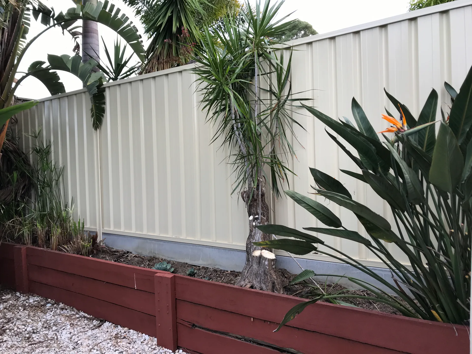 How To Frame A Corrugated Metal Fence
