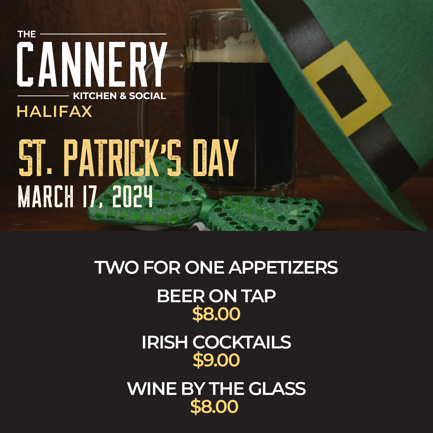 Menu | The Cannery at Atlantica