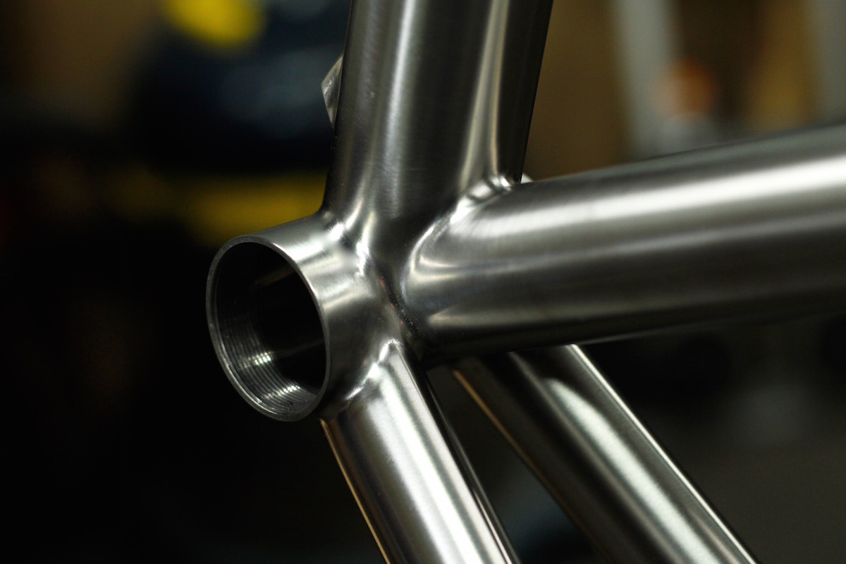 William's custom EQUILIBRIUM titanium disc road bike