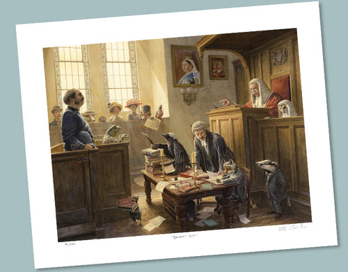 'Mr Toad In Court' Signed Limited Edition Print | chris-dunn