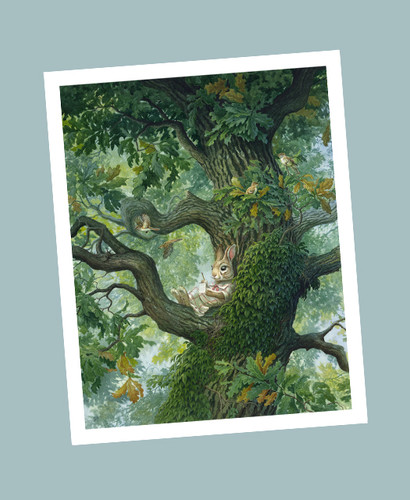 'Paisley Rabbit' Print | chris-dunn