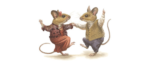 'Dancing Mice' Small Print | chris-dunn