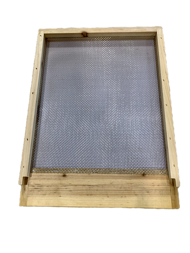 Screened Bottom Board, 10 Frame - Unfinished Cypress | Sadie Grace Farms