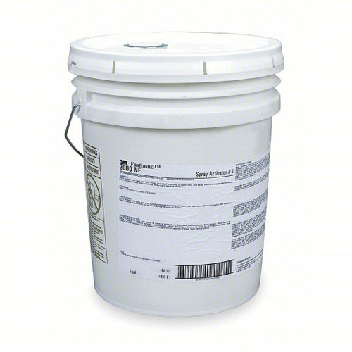 3M Activator: FastBond Spray Activator 1, 5 gal, Pail, Clear | Lupsystem
