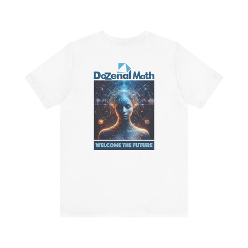 Dozenal Math White Tee - Welcome the Future WTF | Dozenal Math Base-12