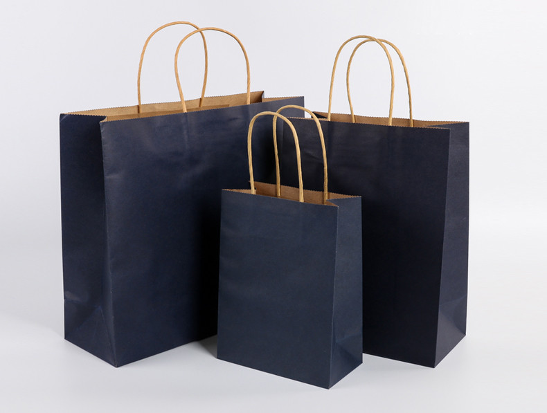 Paper string handle Kraft paper bags