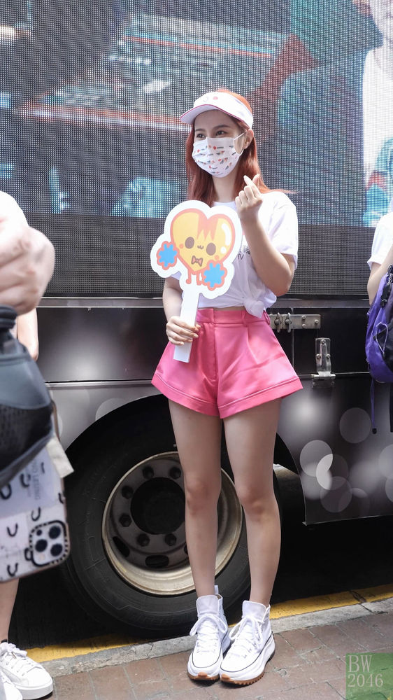 鄧月平 Larine Tang - Cute 短褲仔 @ 有線電視2020東京奧運會流動展覽車活動