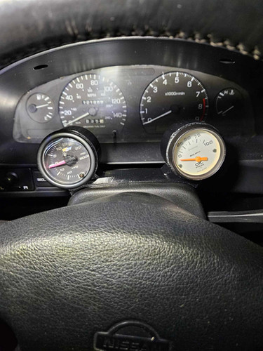 B13 Sentra/NX Steering Column Dual Gauge Mount | Ocular Dynamic
