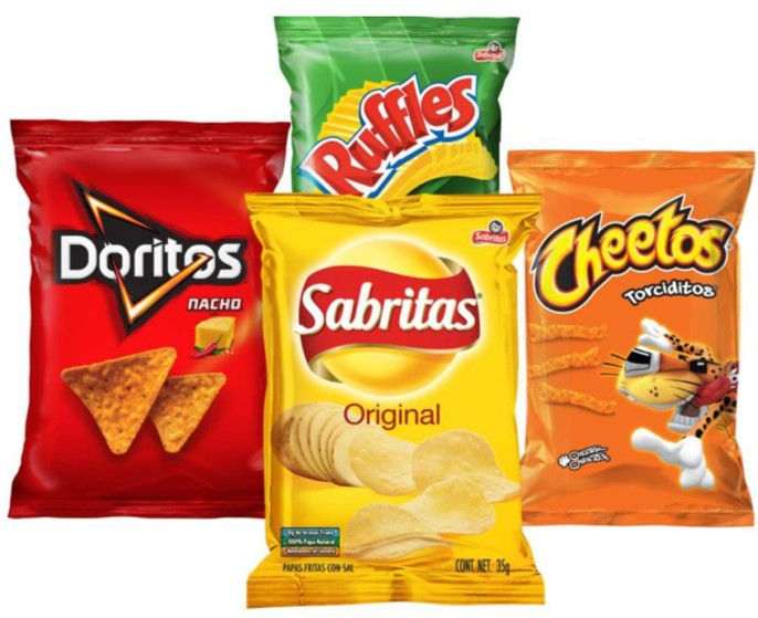 Sabritas Mix - 4 Pack Snack | Missionary Package