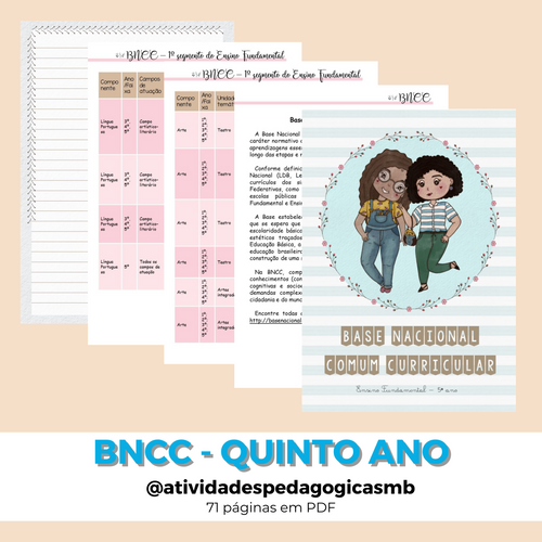 BNCC - quinto ano do Ensino Fundamental | Atividades Pedagógic